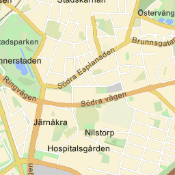 Centrum Lund - karta på Eniro